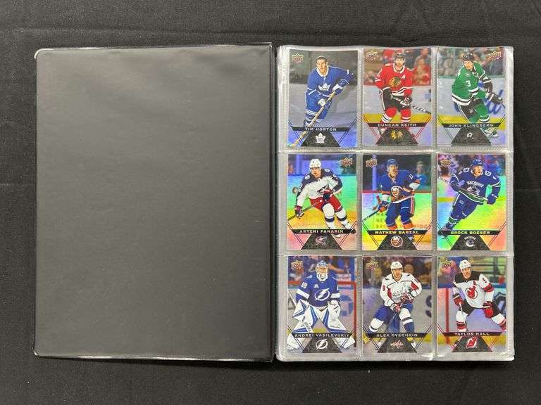 BINDER OF UD TIM HORTONS 2018 HOCKEY CARDS - Shackelton Auctions Inc.