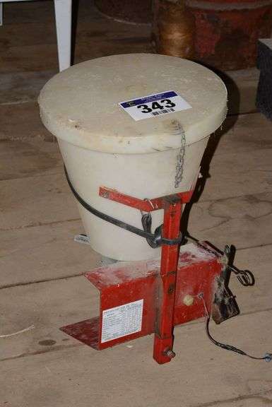 ATV Broadcast Spreader, 12V - Shackelton Auctions Inc.