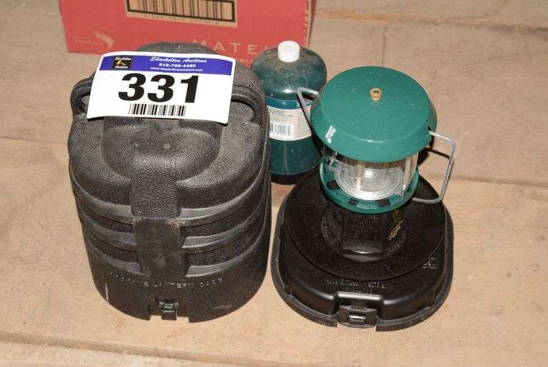 Coleman Lantern with Propane Tank - Shackelton Auctions Inc.