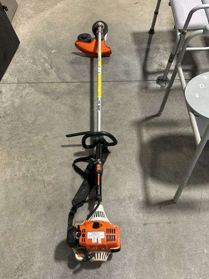 STIHL FS90R STRAIGHT SHAFT GAS TRIMMER WITH STRING & BUSH HEADS ...
