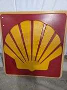 SHELL EMBOSSED PLASTIC LIGHTED SIGN PANEL - 56" X 60" - Shackelton ...