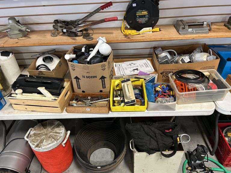 9 BOXES OF ASSORTED ITEMS - Shackelton Auctions Inc.