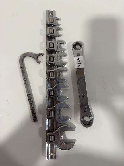 SNAP-ON RATCHET WRENCH, BRAKE SPANNER WRENCH AND ULTRA PRO CROW FOOT ...