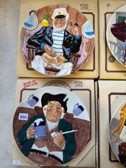 FOUR ORIGINAL TOBY PLATE COLLECTION PLATES - Shackelton Auctions Inc.