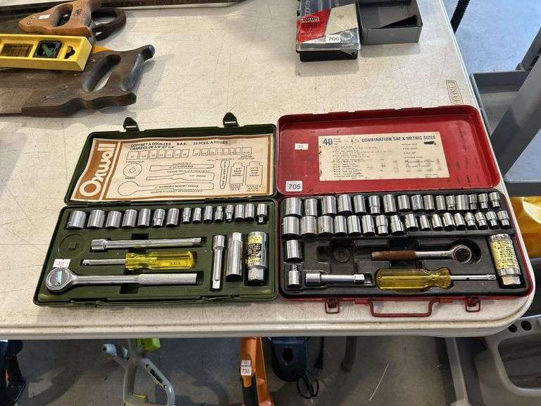 TWO SOCKET SETS - NOT COMPLETE - Shackelton Auctions Inc.