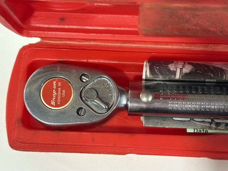 SNAP-ON CLICK-TYPE TORQUE WRENCH - Shackelton Auctions Inc.