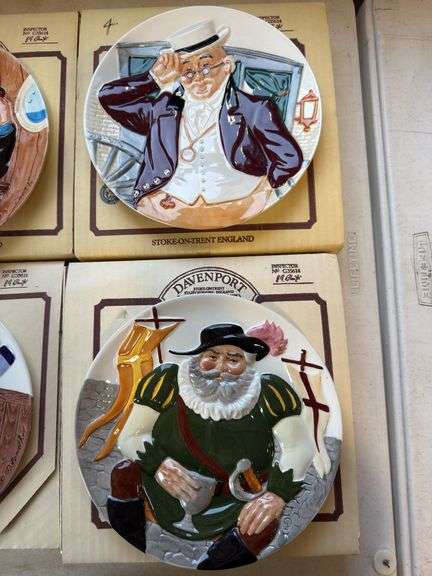 FOUR ORIGINAL TOBY PLATE COLLECTION PLATES - Shackelton Auctions Inc.