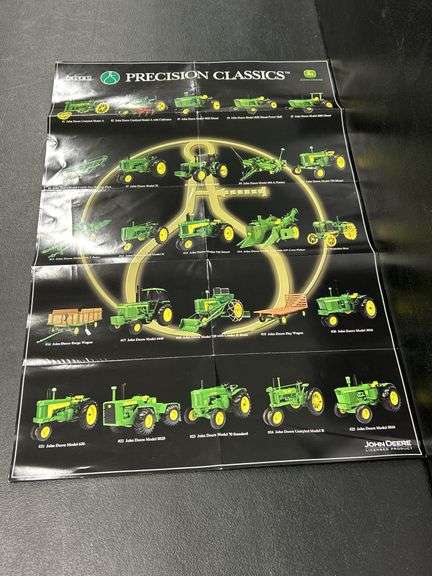 JOHN DEERE PRECISION CLASSICS POSTER 20"X30" - Shackelton Auctions Inc.