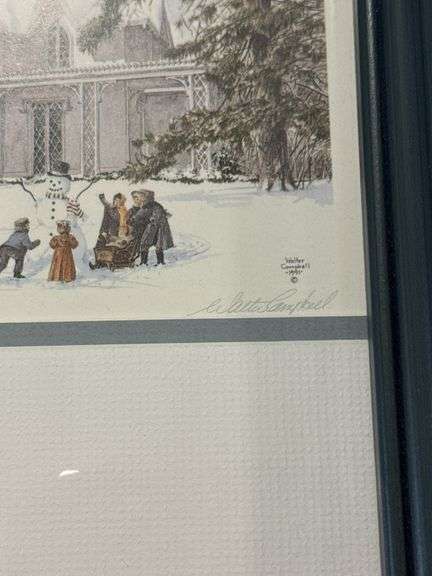 2 FRAMED & SIGNED WALTER CAMPBELL PRINTS - Shackelton Auctions Inc.