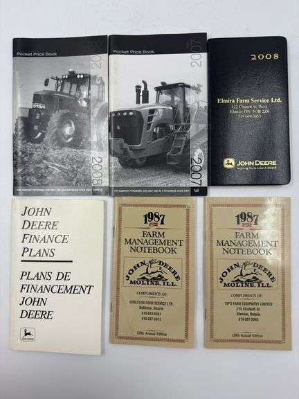 ASSORTED JOHN DEERE BOOKS - Shackelton Auctions Inc.