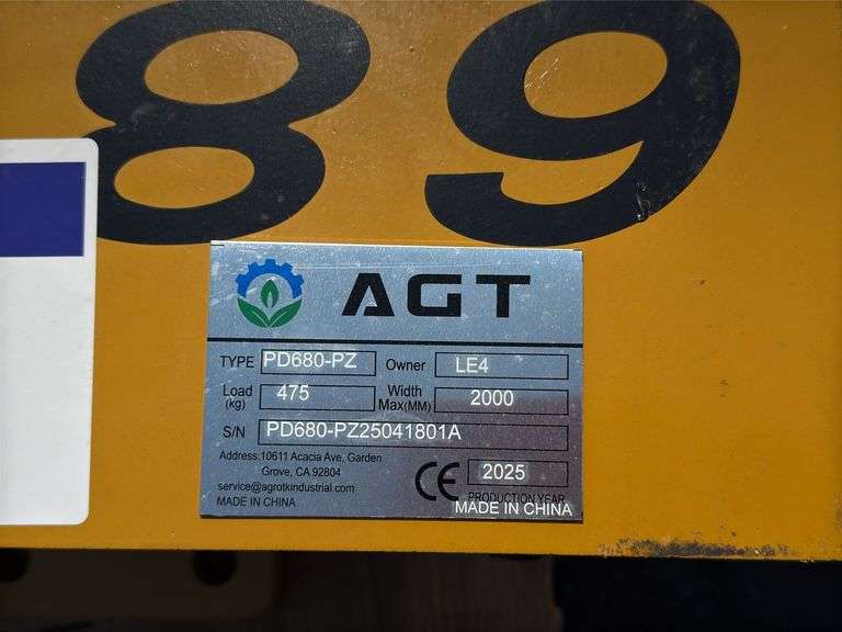 2025 UNUSED AGT PD680-PZ SKID STEER BREAKER - Shackelton Auctions Inc.