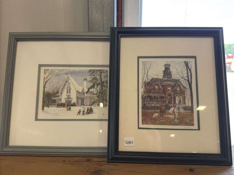 2 FRAMED & SIGNED WALTER CAMPBELL PRINTS - Shackelton Auctions Inc.