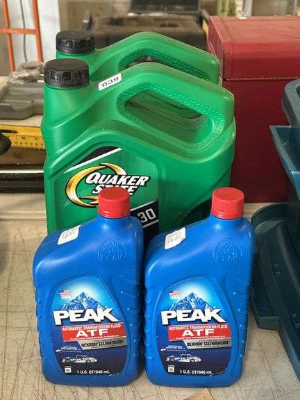 QUAKER STATE MOTOR OIL AND PEAK ATF - Shackelton Auctions Inc.