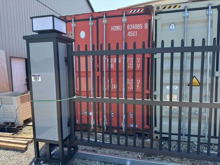 DRIVEWAY ELECTRIC DOUBLE SWING GATE WITH REMOTE CONTROL - Shackelton ...