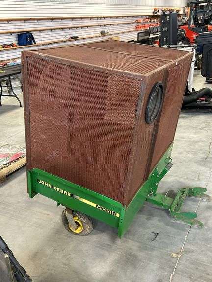 JOHN DEERE MC519 GRASS COLLECTOR WITH BLOWER - Shackelton Auctions Inc.