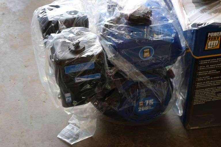 NEW POWER FIST 7HP 208CC GASOLINE ENGINE - Shackelton Auctions Inc.