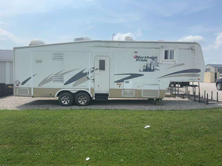 2002 NORTHERN PRIDE TANDEM AXLE 5TH WHEEL CAMPER TRAILER - CONTENTS ...