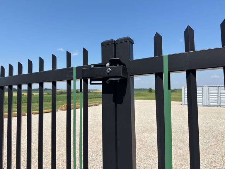 DRIVEWAY ELECTRIC DOUBLE SWING GATE WITH REMOTE CONTROL - Shackelton ...