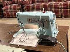 SINGER SEWING MACHINE TABLE MODEL 348 - 22"X18"X31" - Shackelton ...