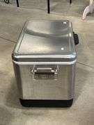 COLEMAN STAINLESS STEEL COOLER - Shackelton Auctions Inc.