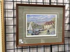 FRAMED, NUMBERED AND SIGNED PETER ROBSON PRINT - 20"X16" - Shackelton ...