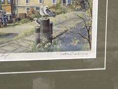 FRAMED, NUMBERED AND SIGNED PETER ROBSON PRINT - 20"X16" - Shackelton ...