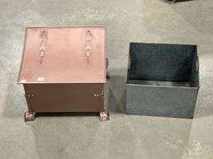 METAL ASH BOX 15"X13"X14" - Shackelton Auctions Inc.