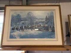 FRAMED , SIGNED & NUMBERED PETER SNYDER PRINT - 46" X 35" - Shackelton ...
