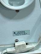 SINGER SEWING MACHINE TABLE MODEL 348 - 22"X18"X31" - Shackelton ...