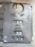 THREE ALUMINUM GAS PUMP FACE PLATES - Shackelton Auctions Inc.