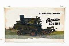 1960'S ALLIS-CHALMERS GLEANER COMBINE LIGHTED ANIMATED SIGN ...