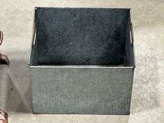 METAL ASH BOX 15"X13"X14" - Shackelton Auctions Inc.
