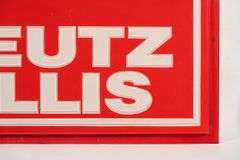 1980'S AGCO DEUTZ ALLIS EMBOSSED PLASTIC LIGHTED SIGN PANEL INSERT ...