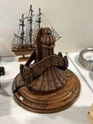 WALL SHELVES AND MODEL TALL SHIP - Shackelton Auctions Inc.