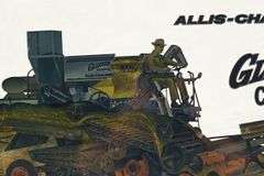 1960'S ALLIS-CHALMERS GLEANER COMBINE LIGHTED ANIMATED SIGN ...