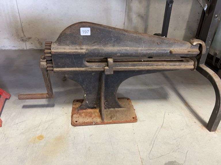 ANTIQUE LEATHER CUTTER - Shackelton Auctions Inc.