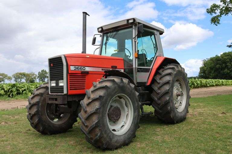 MASSEY FERGUSON 3660 MFWD TRACTOR - Shackelton Auctions Inc.
