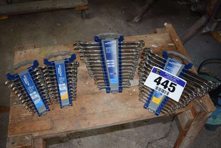 (4) Sets of Mastercraft Maximum Combination Wrenches - Shackelton ...