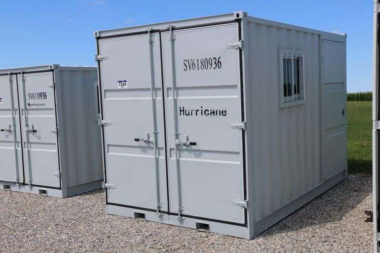 12FT STEEL STORAGE ROOM COMES WITH SIDE DOOR & WINDOW - Shackelton ...