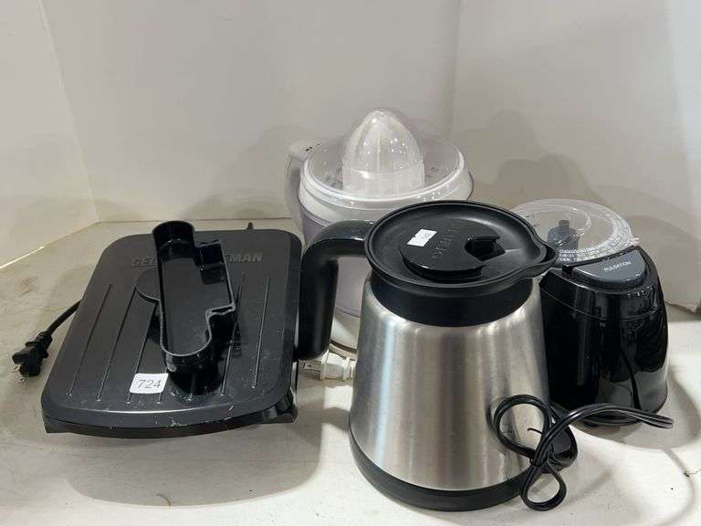 GEORGE FOREMAN GRILL, KETTLE, JUICER AND MINI CHOPPER - Shackelton ...