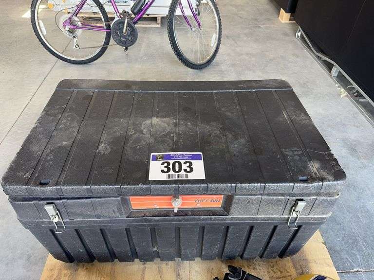 TUFF BIN STORAGE BOX - Shackelton Auctions Inc.