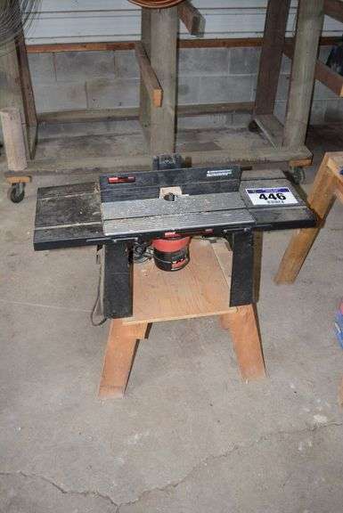 Craftsman Router with Router Table - Shackelton Auctions Inc.