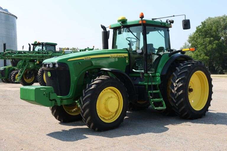 2005 JOHN DEERE 8320 MFWD TRACTOR - Shackelton Auctions Inc.