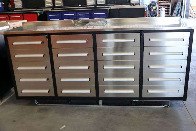 2025 UNUSED STEELMAN 7FT-20D WORK BENCH - Shackelton Auctions Inc.