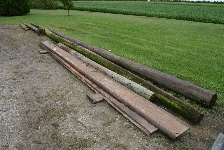 Grp, of Steel I-Beams, Steel Post, Wooden Hydro Poles - Shackelton ...