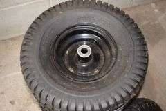 (5) Small Tires on Rims - Shackelton Auctions Inc.