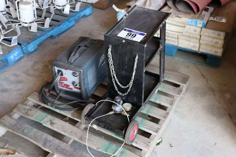 ATD 3130 130AMP WELDER & CART - Shackelton Auctions Inc.