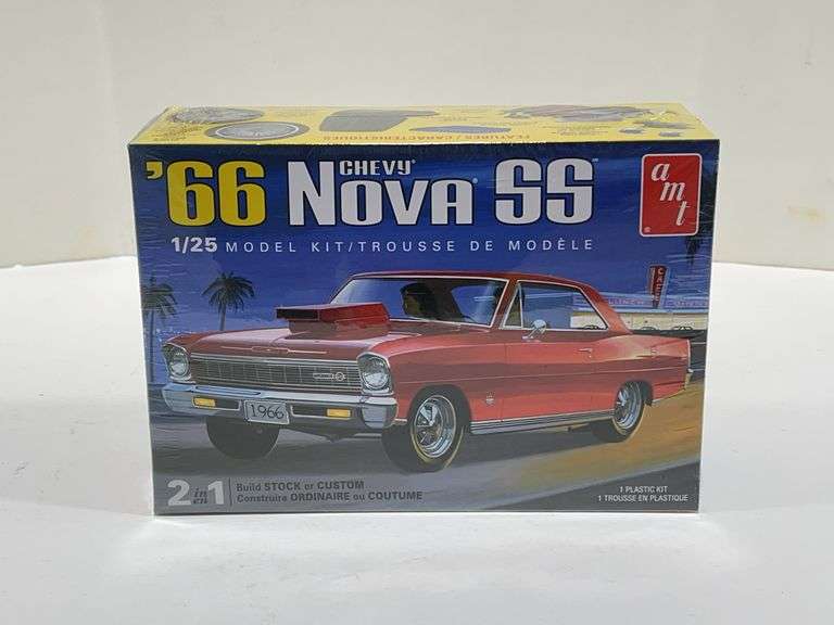 AMT 1966 CHEVROLET NOVA SS MODEL KIT - 1/25 SCALE - SEALED - Shackelton ...