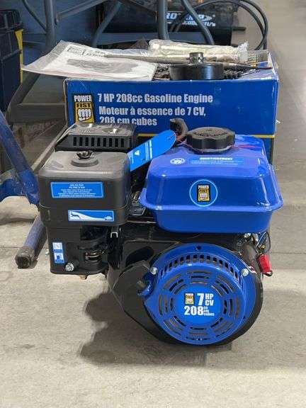 POWER FIST 7HP 208CC GASOLINE ENGINE - Shackelton Auctions Inc.