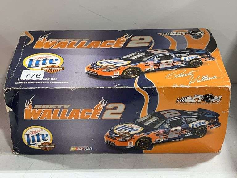 ACTION RUSTY WALLACE STOCK CAR 1/24 - Shackelton Auctions Inc.